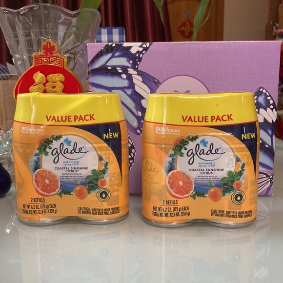 Glade | Other | 4 Glade Coastal Sunshine Citrus Freshmatic Air ...